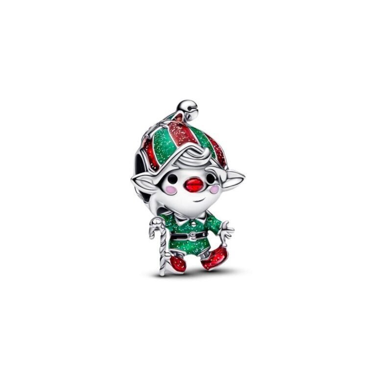 Pandora Festive Elf Charm - Sterling Silver